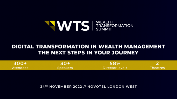 WEALTH MANAGEMENT TRANSFORMATION SUMMIT | FinTech Alliance